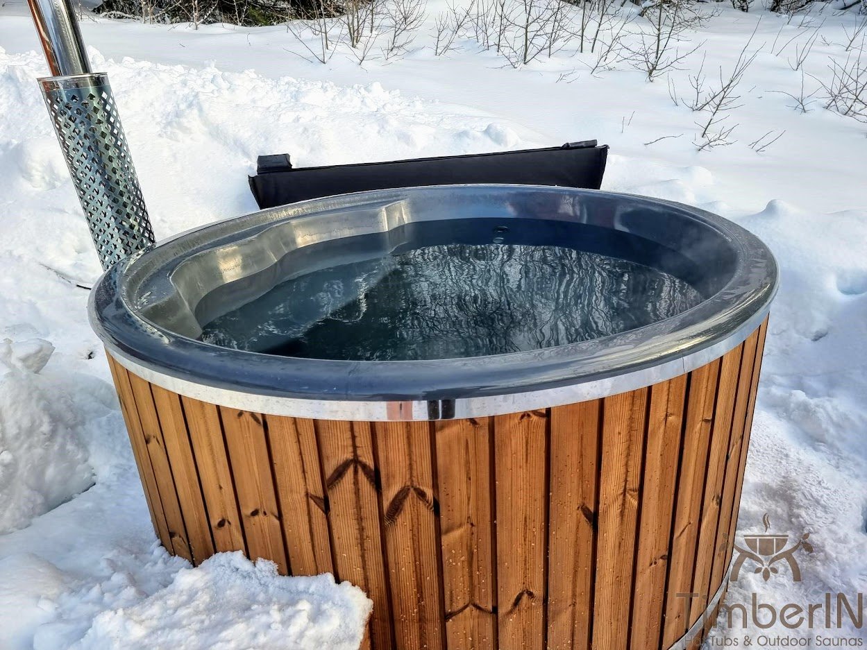 Badefass Mit Holzofen Und Whirlpool