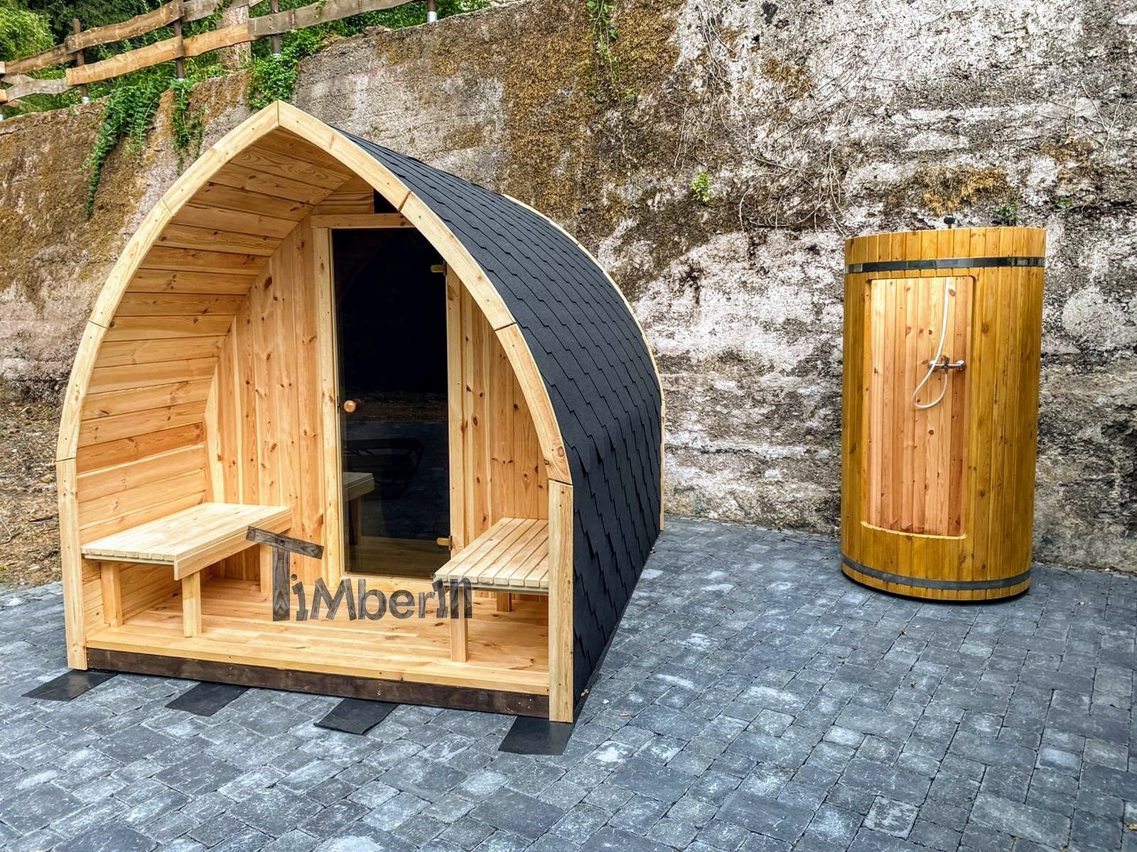 Gartensauna Mit Holzofen Aus Polen