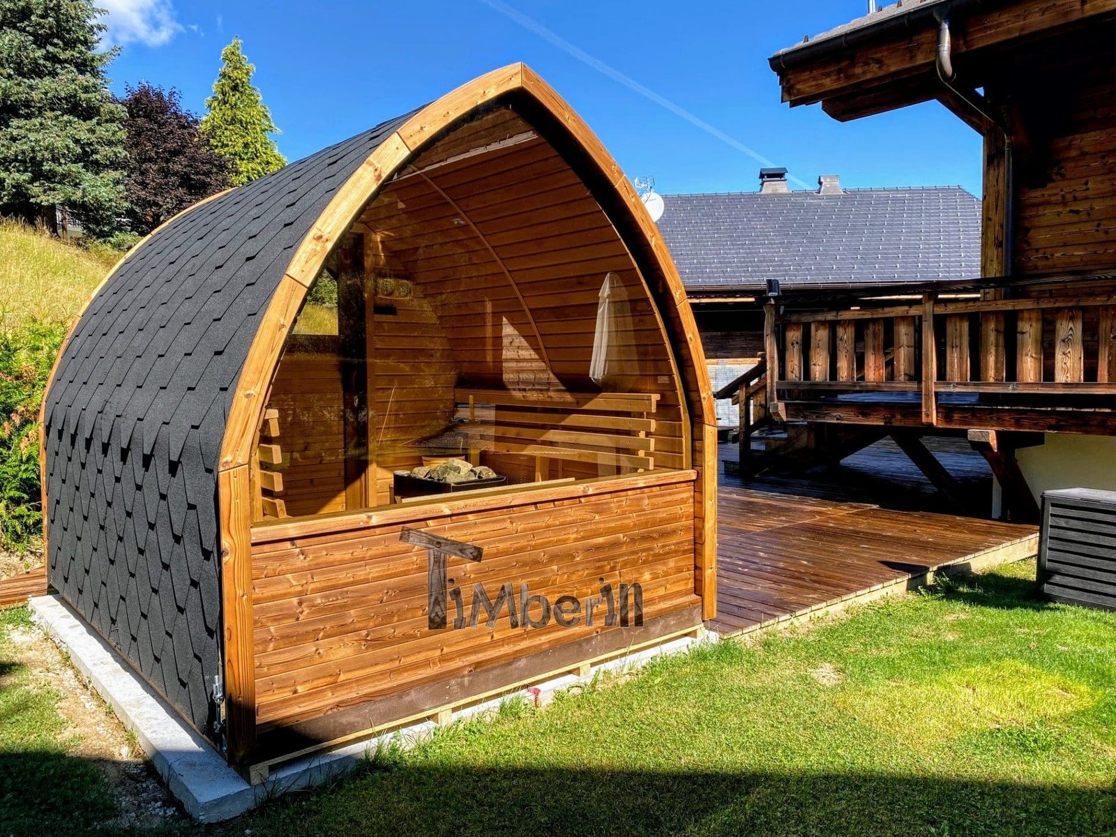 Gartensauna Mit Holzofen Aus Polen