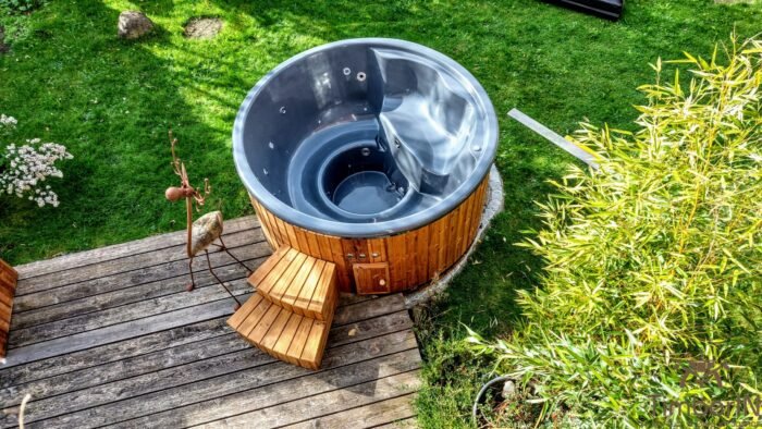 Badefass Mit Holzofen Und Whirlpool